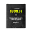 Success Definition Poster Wall Art | Crofty Prints