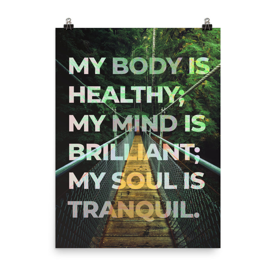 Daily Affirmations - Wall Art Posters | Crofty Prints